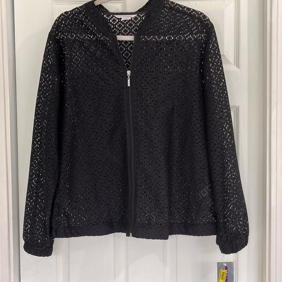 Allison Daley | Jackets & Coats | Allison Daley Womens Sz 4 Black Lace ...